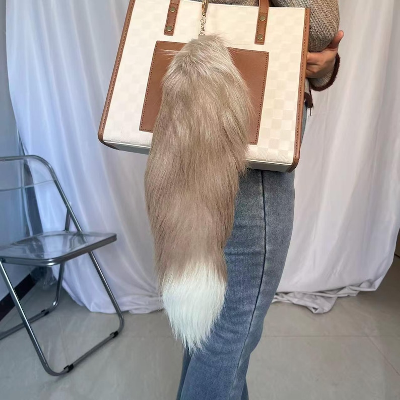 18” Big Fox Tails Therian Tails Ethical Taxidermy Tail Cosplay: Brown ...