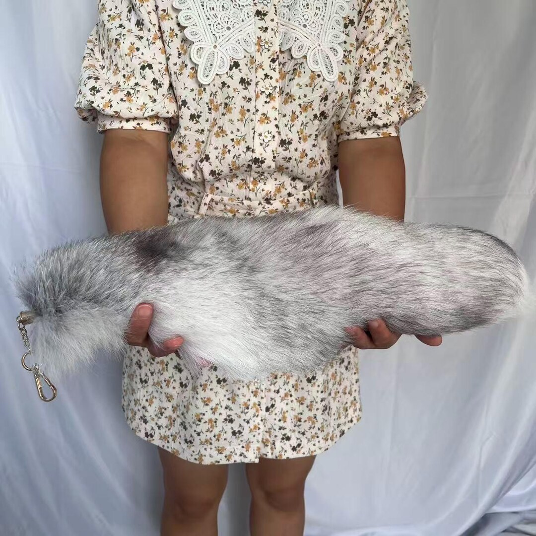 18" Fluffy Big Fox Tails Cosplay Tails Cosplay Fox Tails Natural Fox ...