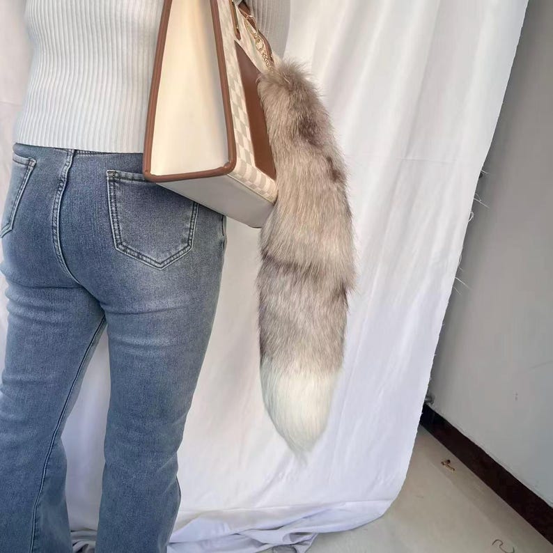20” Big Fox Tails Therian Tails Ethical Taxidermy Tail Cosplay: Light ...