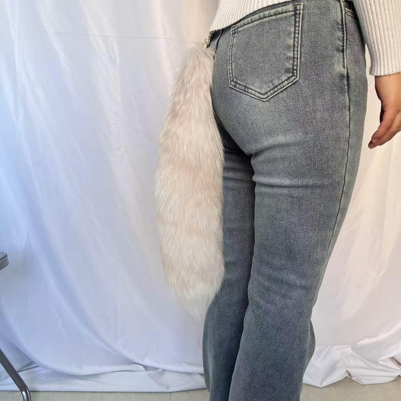 20” Big Fox Tails Therian Tails Ethical Taxidermy Tail Cosplay: Light ...