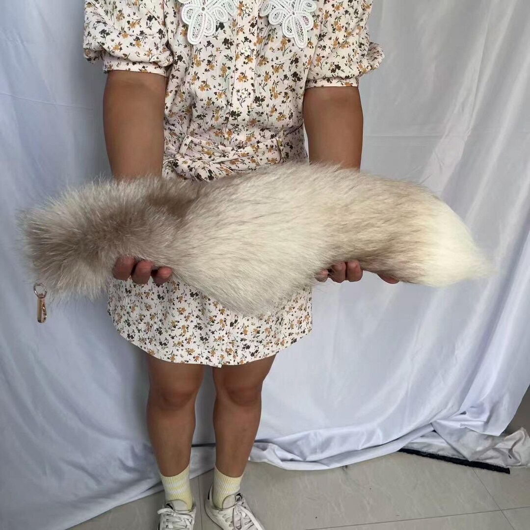 19" to 20" Fluffy Big Fox Tails Cosplay Tails Cosplay Fox Tails Natural ...