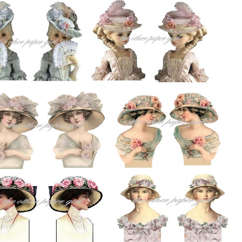 Doll Heads to Print and Make Your Own Tassel Dolls Digital - Etsy