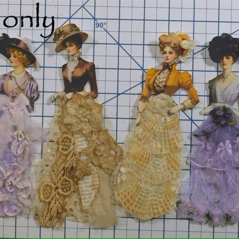 Victorian Paper Doll Head - Etsy