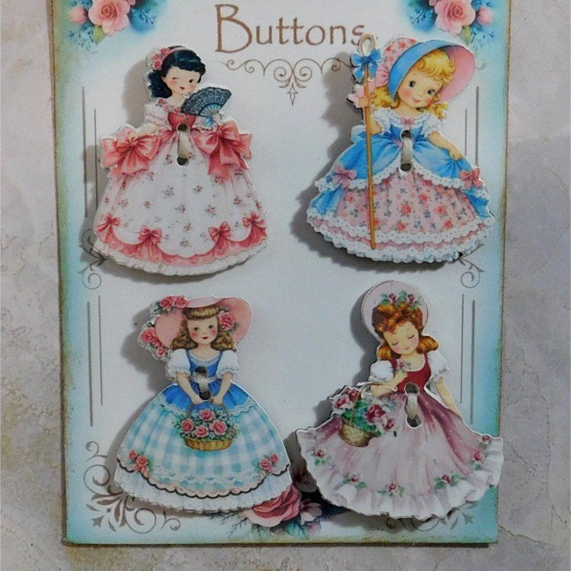 Girls' Buttons - Etsy