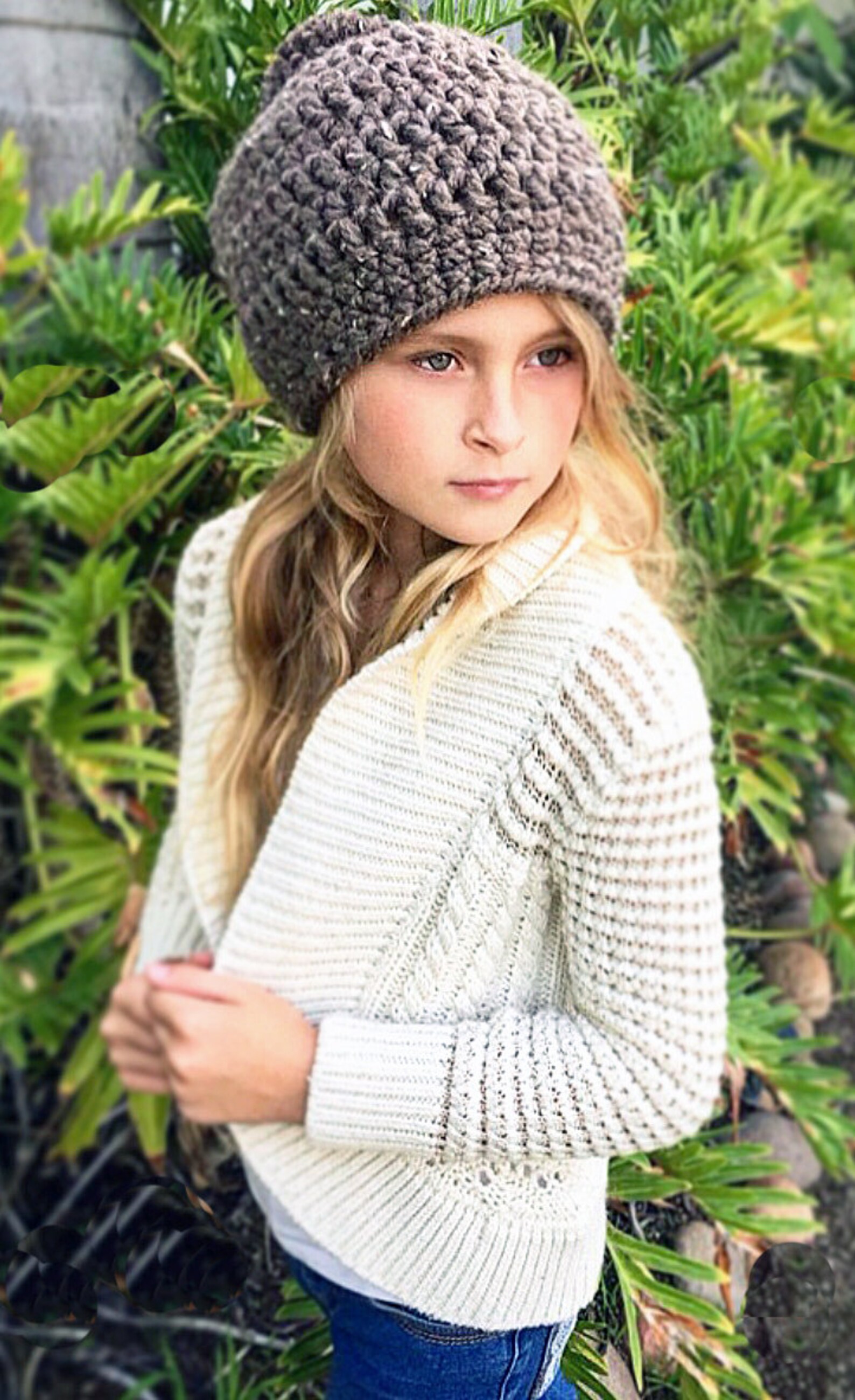 Chunky Beanie Hat Girl's Winter Hat Women's Winter - Etsy