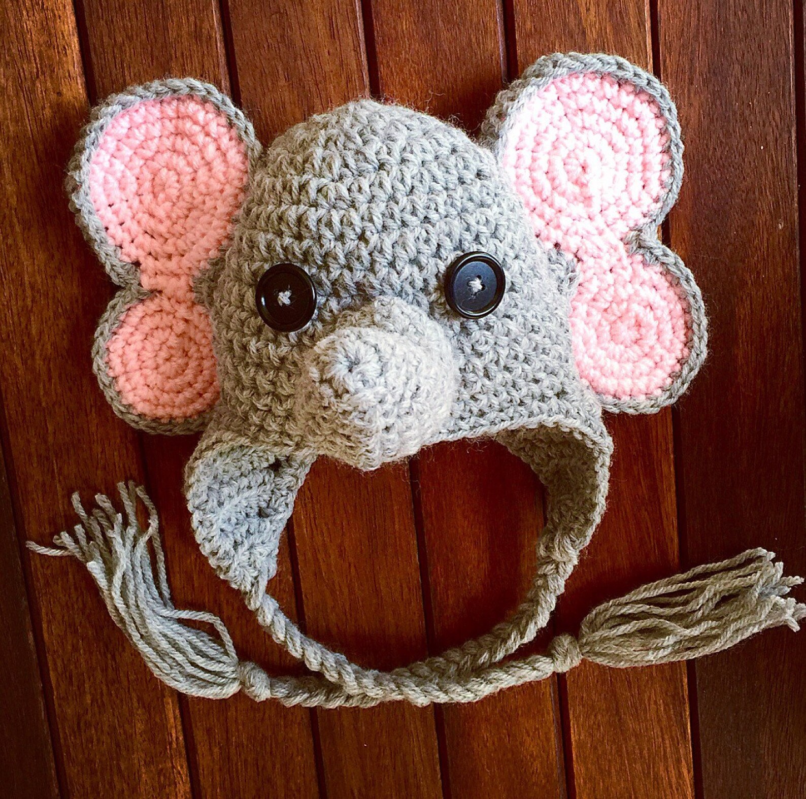 Elephant Hat Crochet Elephant Hat Baby Elephant Adult - Etsy