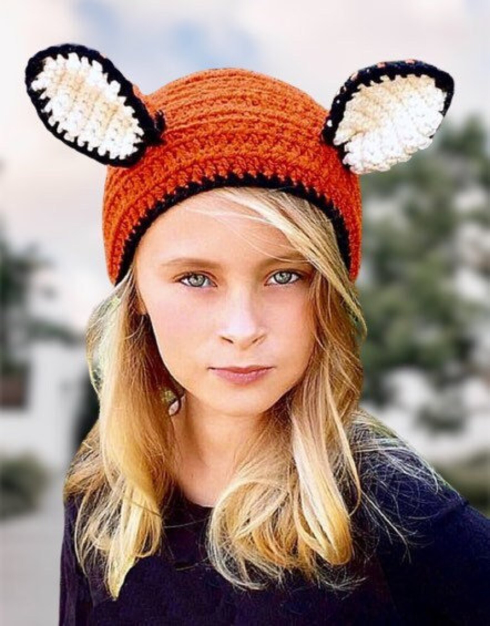 Fox Head Warmer Ear Warmer Headband Animal Christmas - Etsy