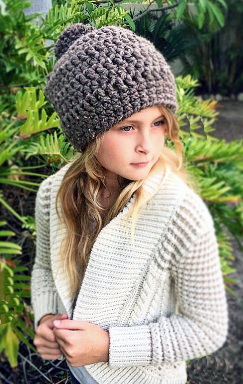 Chunky Beanie Hat Girl's Winter Hat Women's Winter - Etsy