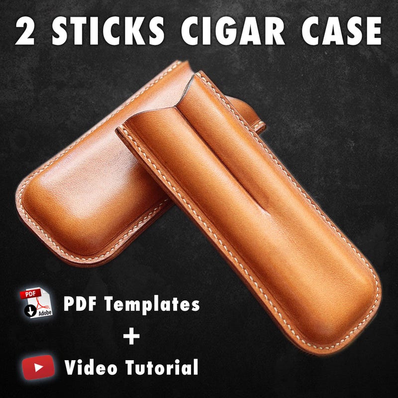 Leather Cigar Case - Etsy