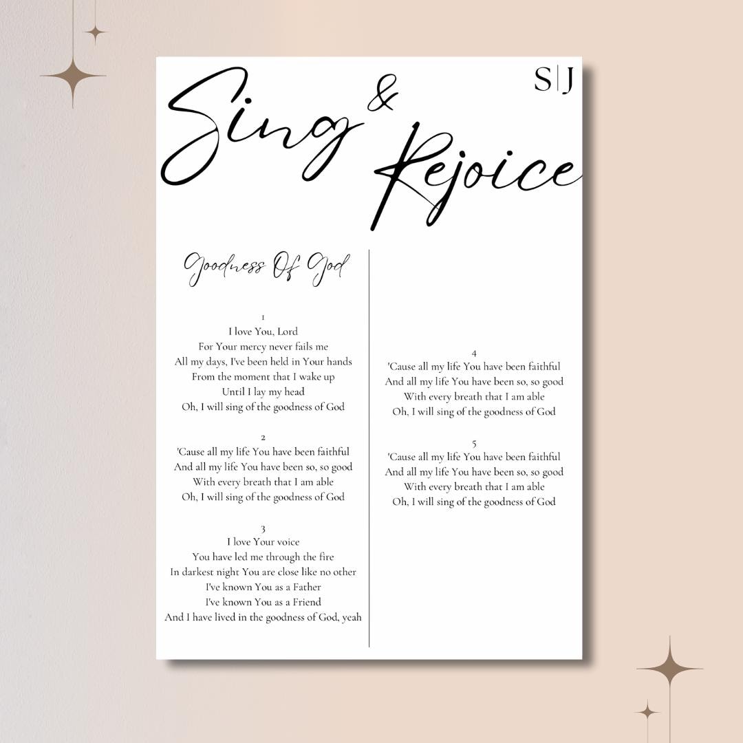 Wedding Hymn Sheet - Etsy