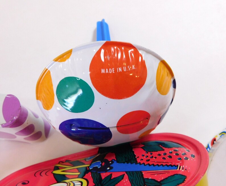 Vintage Noise Maker-tin-metal Noise Maker-lithograph-noise - Etsy