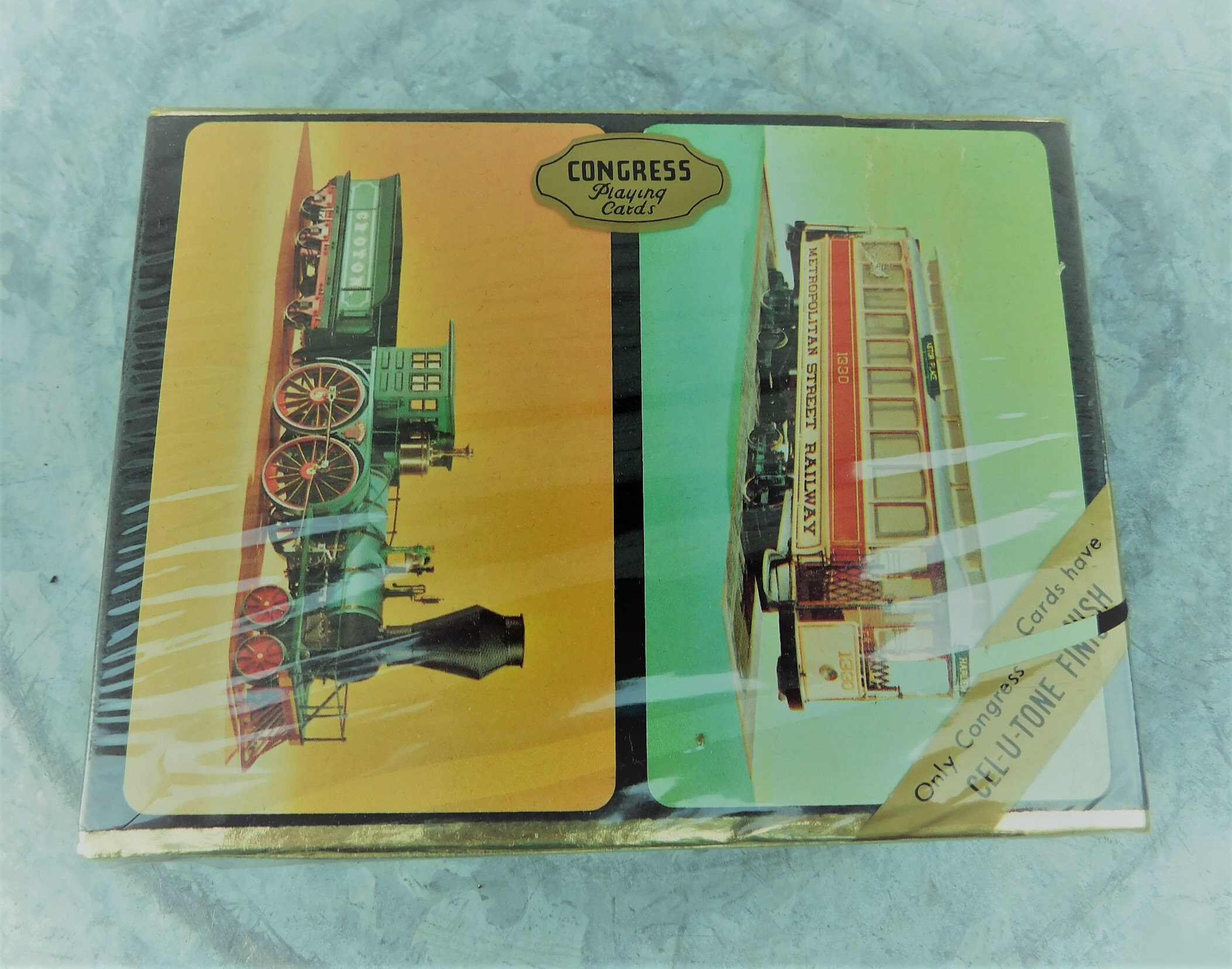 Vintage Cards-congress Playing Cards-bridge-canasta-double Deck-card ...