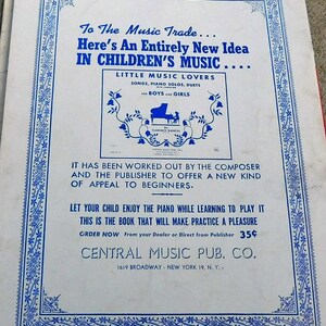 Vintage A Musical Journey Round the USA Song Book USA States ...