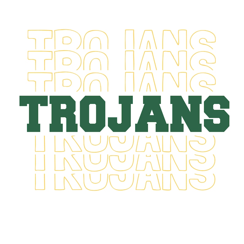 Trojans! Team Spirit! -shirt Design -SVG, PNG, and JPEG - Etsy