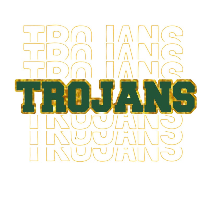 Trojans! Team Spirit! -shirt Design -SVG, PNG, and JPEG - Etsy