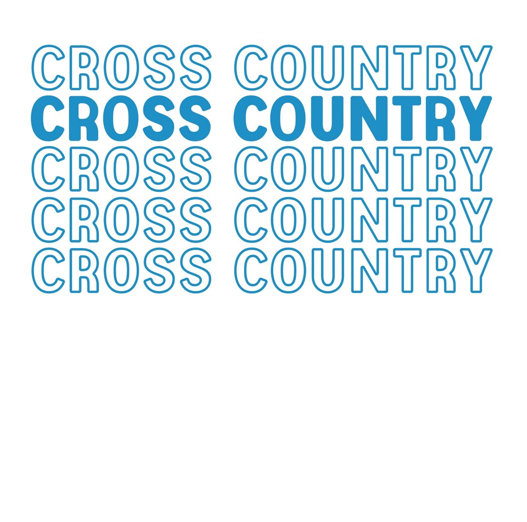 Cross Country shirt Design SVG and PNG - Etsy
