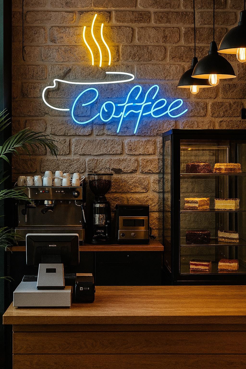 LED Neon Coffee Sign – Bright Café Wall Decor for Coffee Bar, Kitchen ...