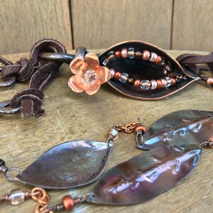 Australian Flame Tree Seed Pod Necklace- Hand Fabricated Copper ...