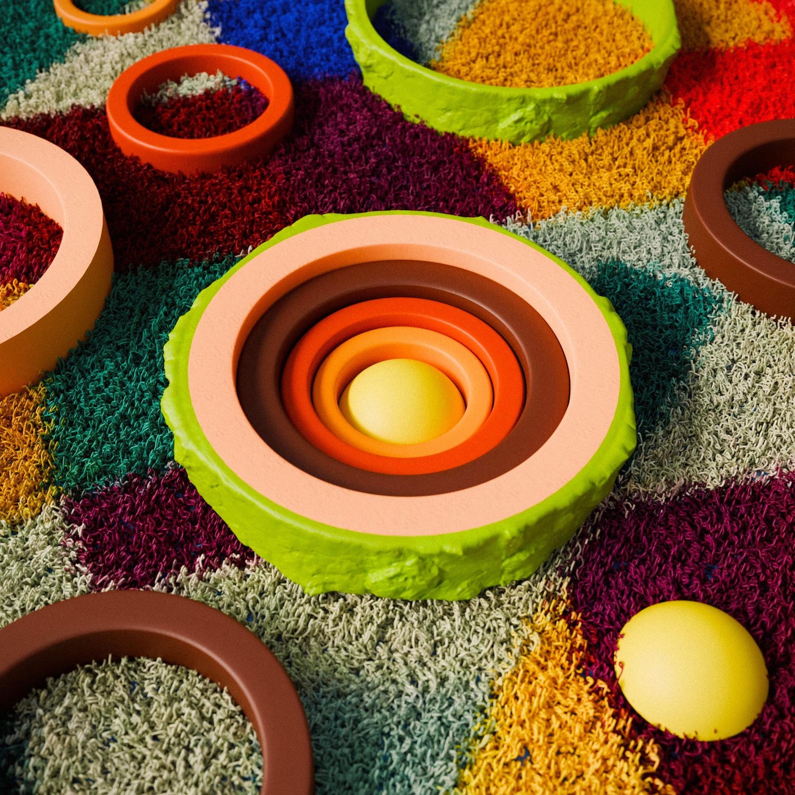 Hand-painted 3D Layers of the Earth- Interactive Learning Tool - Etsy