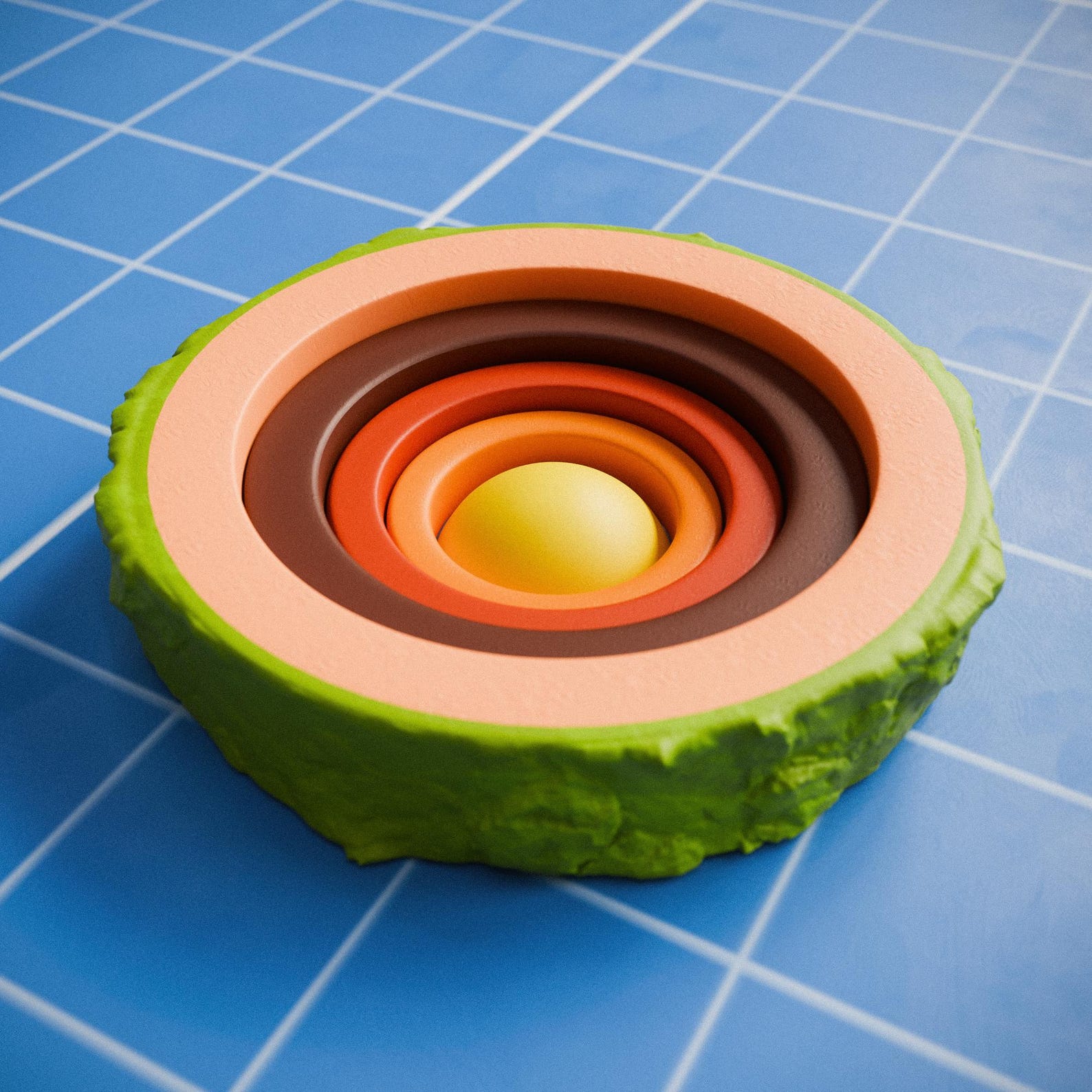 Hand-painted 3D Layers of the Earth- Interactive Learning Tool - Etsy