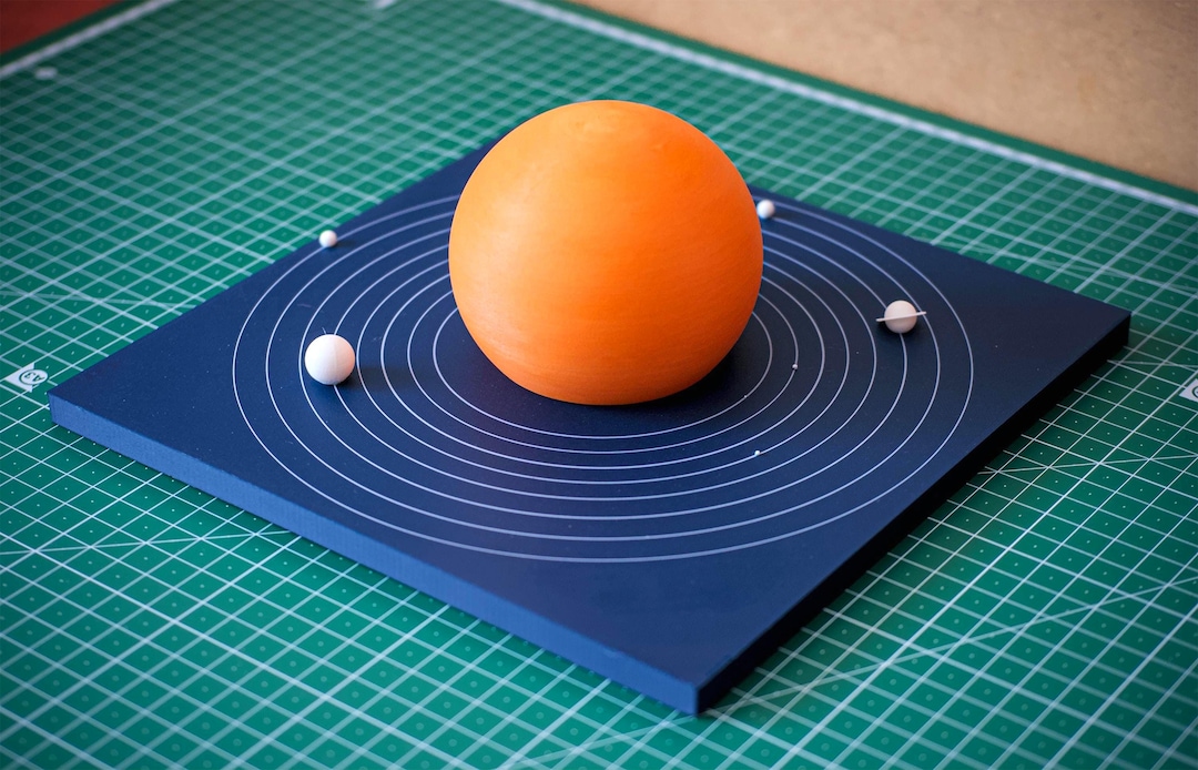 Solar System Scale Model Planets Astronomy 3D Printed - Etsy