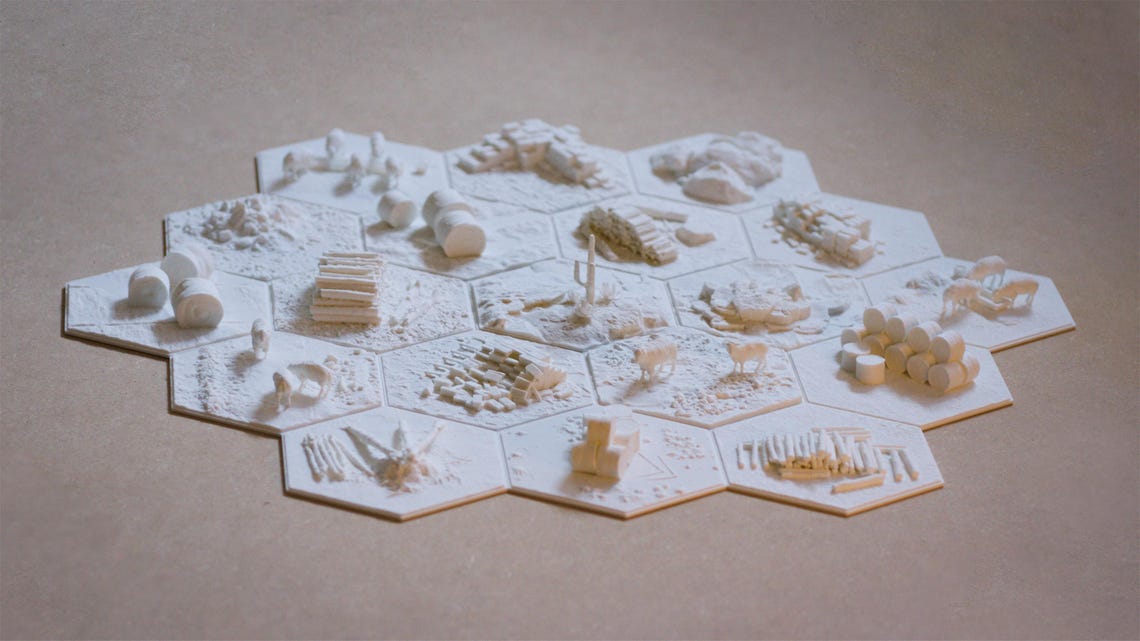 3D Printed Hexagon Game - Etsy