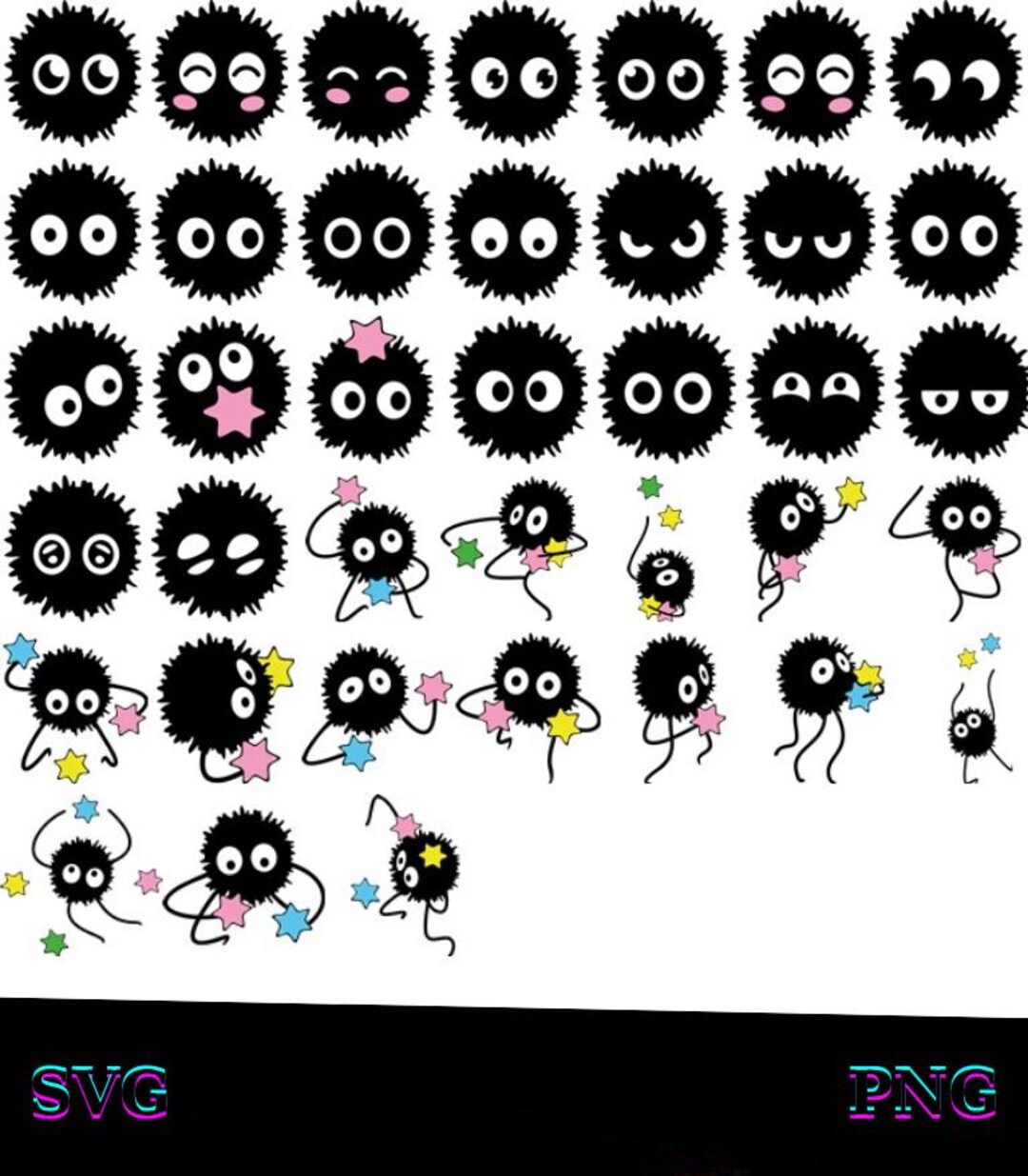 Sprites Svg- Sprites Png- Digital Download- Digital Files- Digital ...