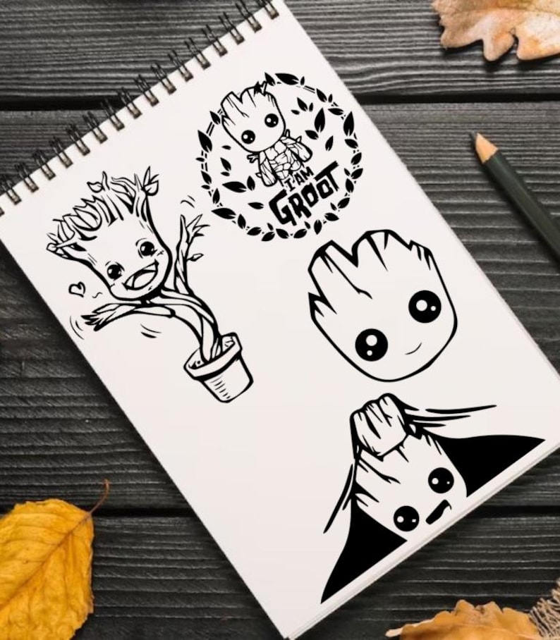 Groot Svg- Groot Png- Groot Eps- Groot Dxf- Groot- Digital Files ...