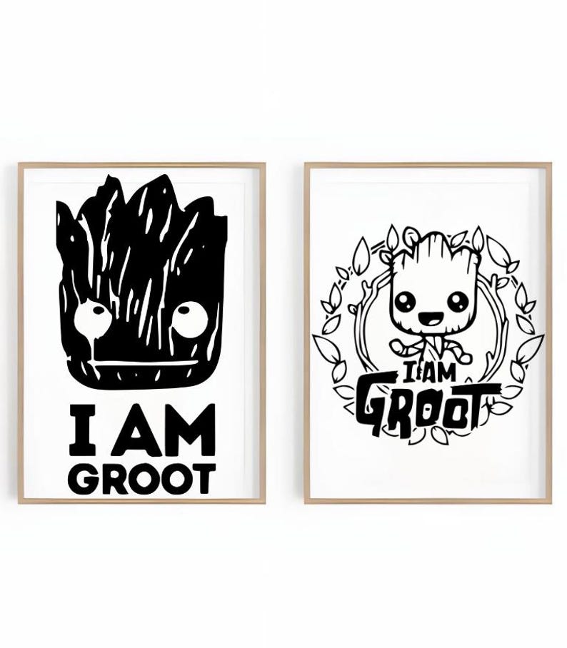 Groot Svg- Groot Png- Groot Eps- Groot Dxf- Groot- Digital Files ...