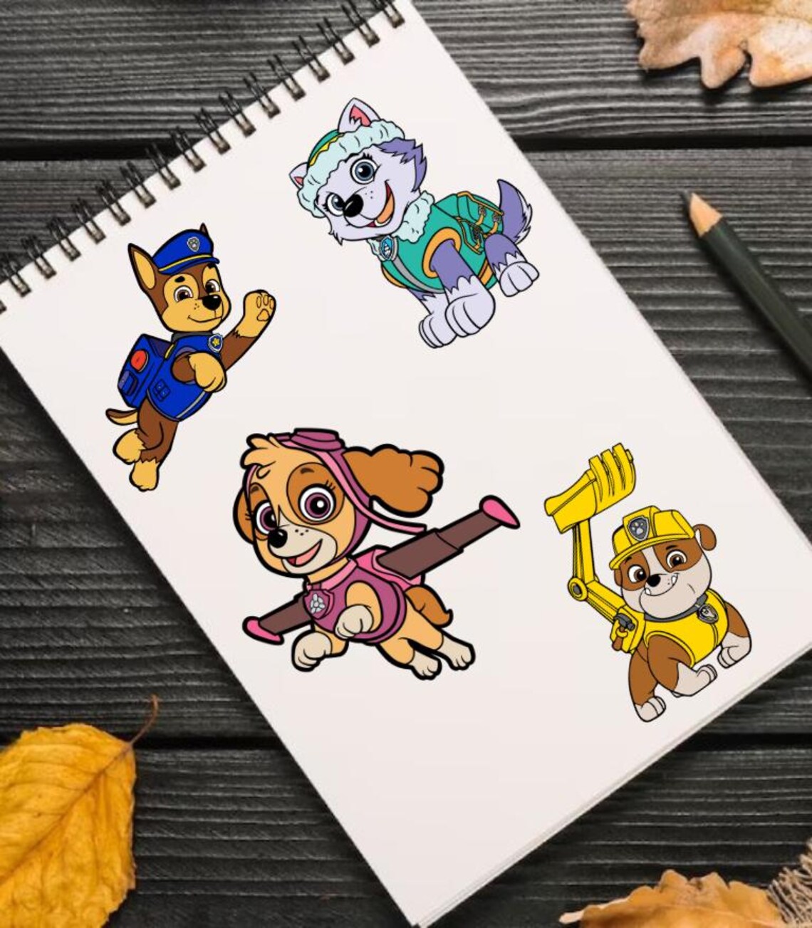 Paw Patrol Digital Files- Paw Patron Digital Prints- Cartoon- Svg- Png ...