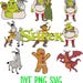 Shrek Svg- Shrek Png- Shrek Dxf- Shrek- Digital Files- Digital Bundle ...