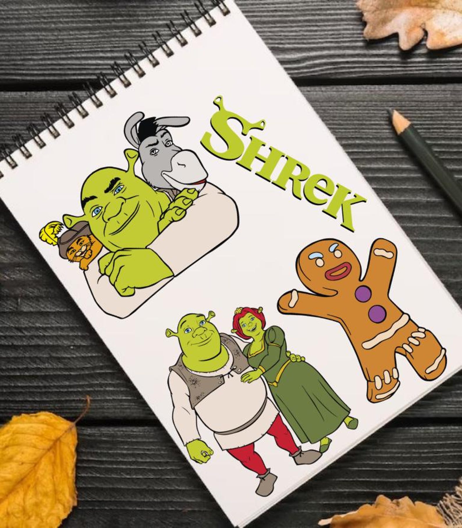 Shrek Svg- Shrek Png- Shrek Dxf- Shrek- Digital Files- Digital Bundle ...