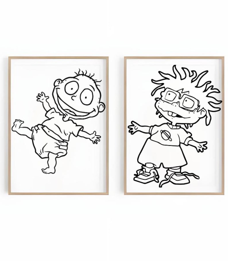 Rugrats- Digital Prints- Digital Stickers- Rugrats- Digital Files ...