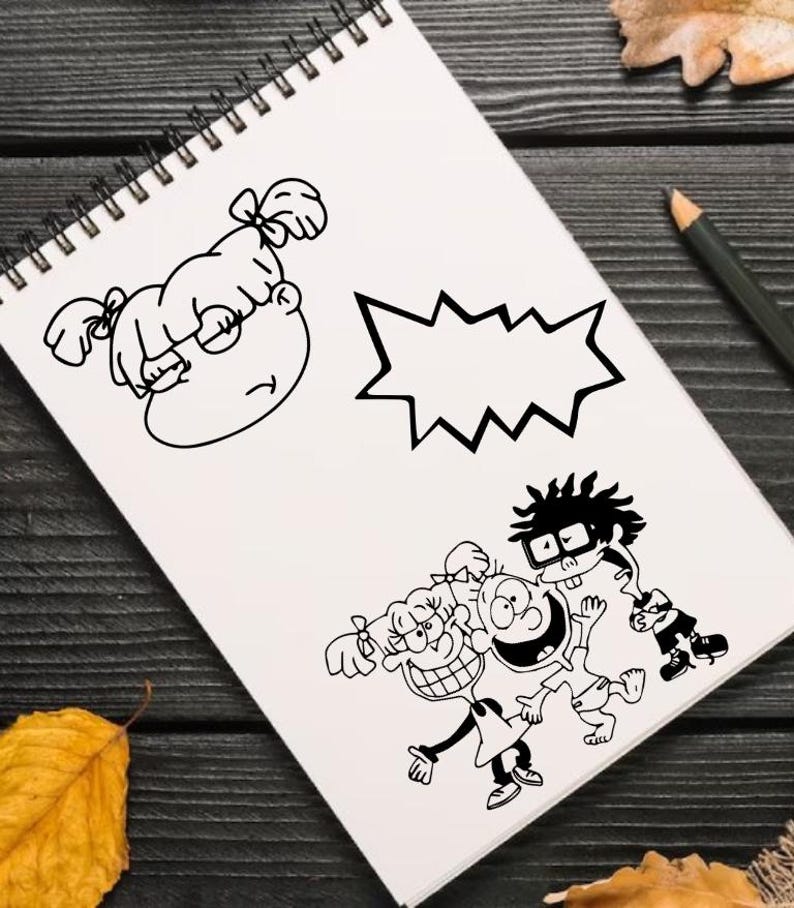 Rugrats- Digital Prints- Digital Stickers- Rugrats- Digital Files ...