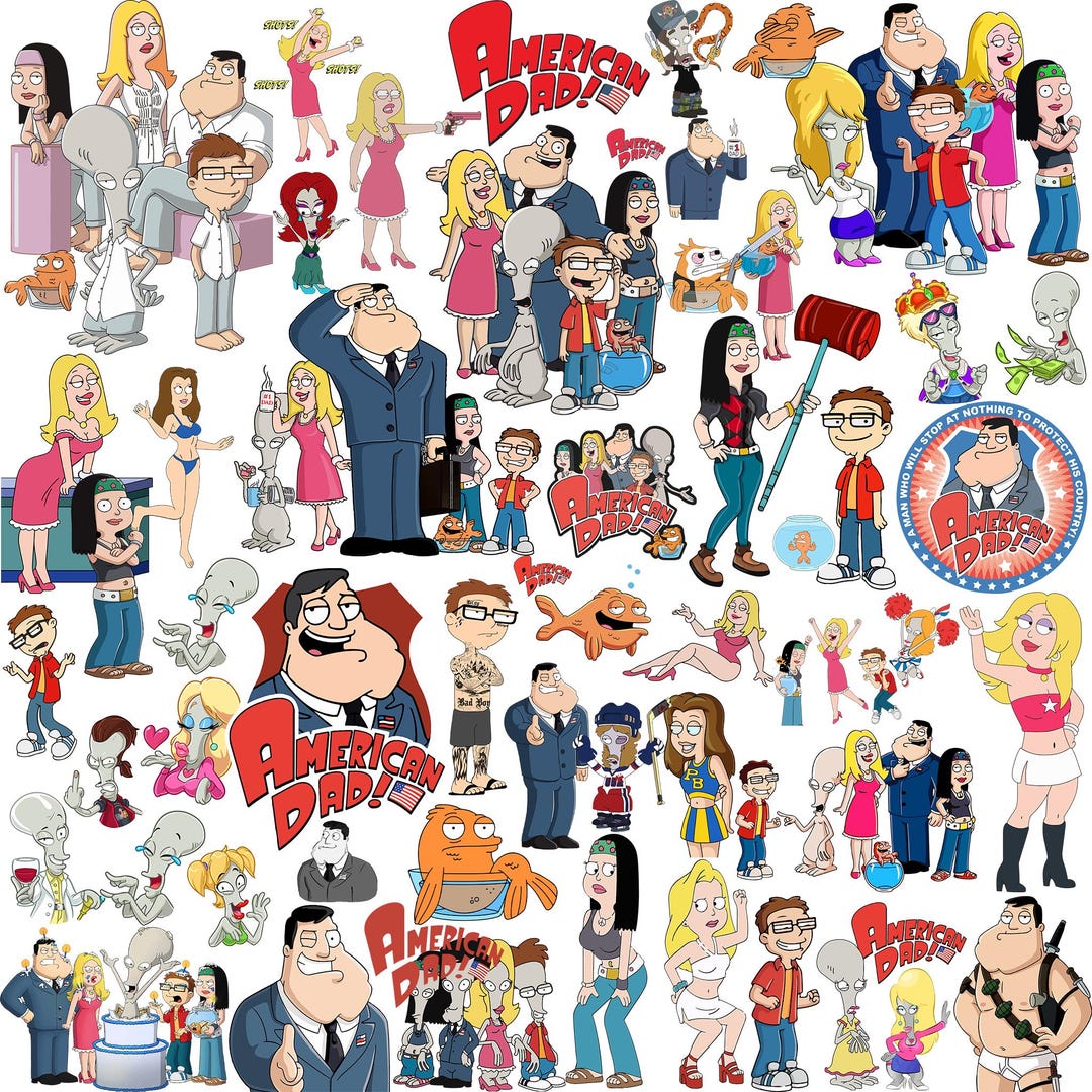 American Dad Svg- American Dad Png- American Dad Pdf- American Dad ...
