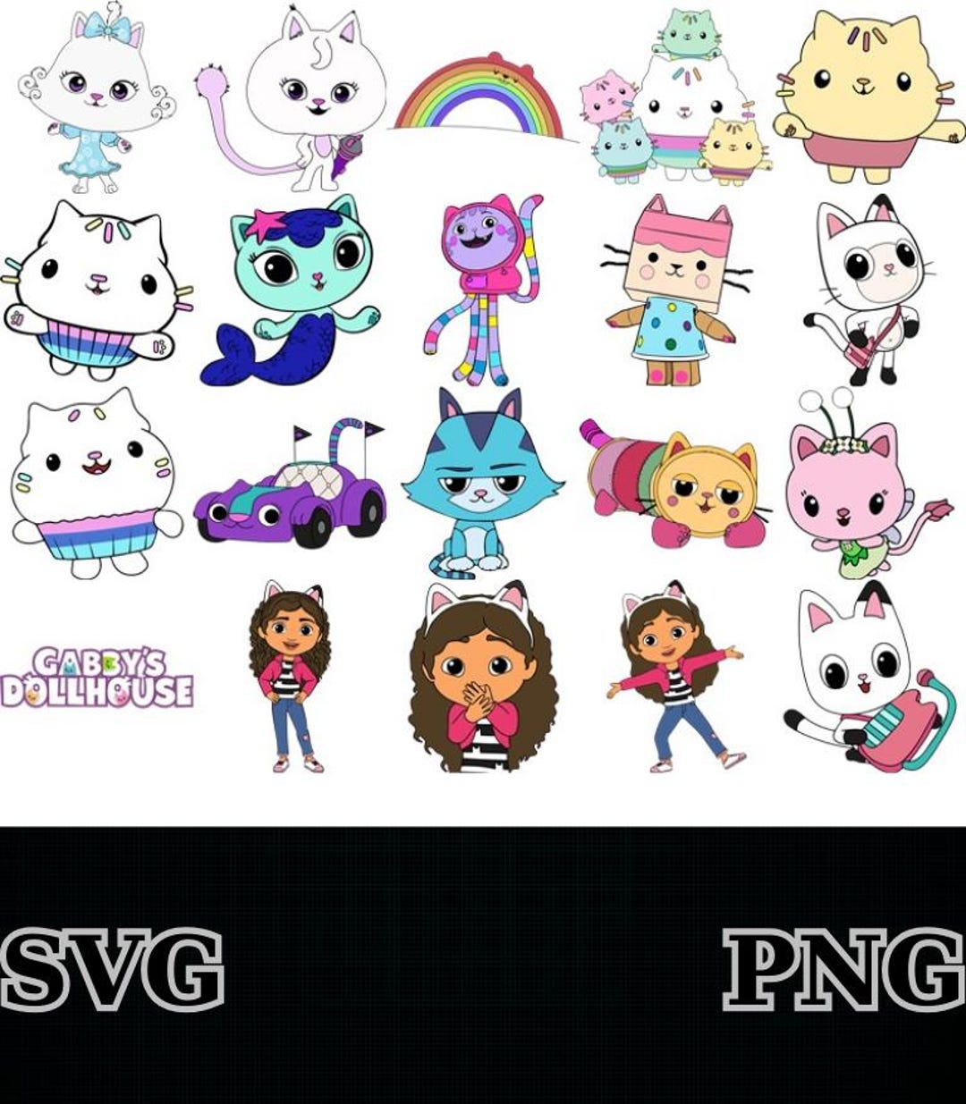Gabby Dollhouse Svg- Gabby Dollhouse Png- Gabbydollhouse- Digital Files ...