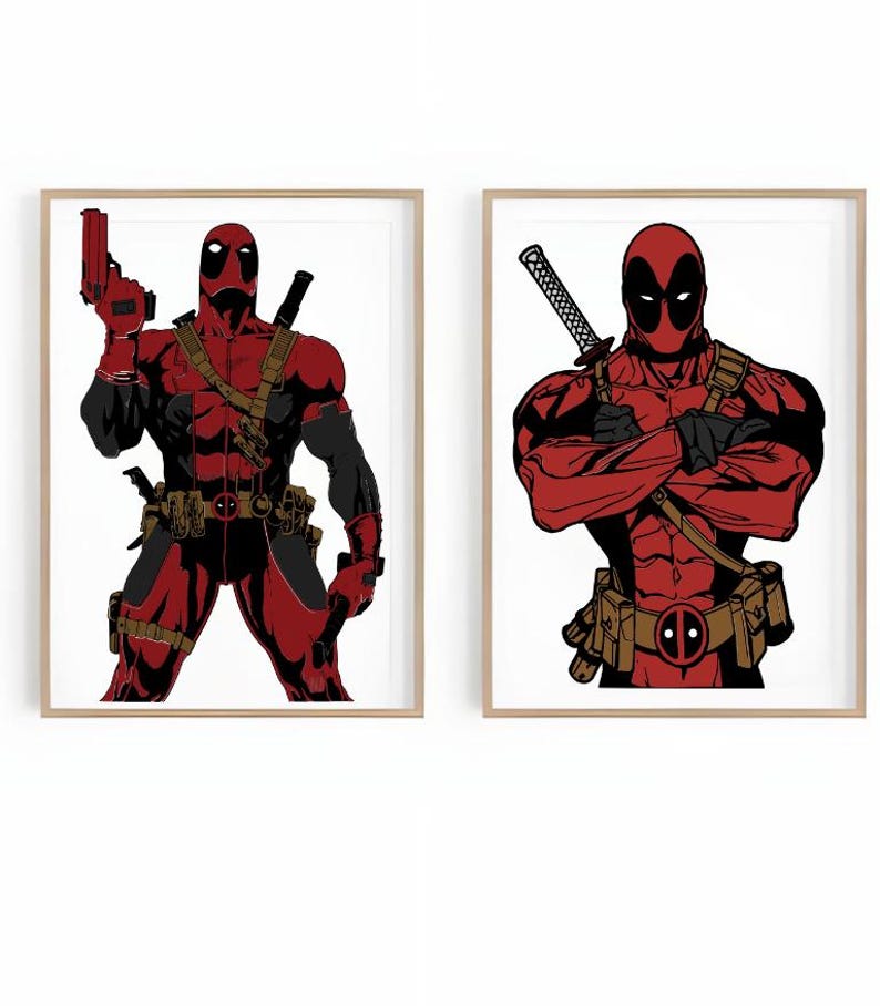 Deadpool Svg- Deadpool Png- Deadpool Dxf- Deadpool- Digital Files ...