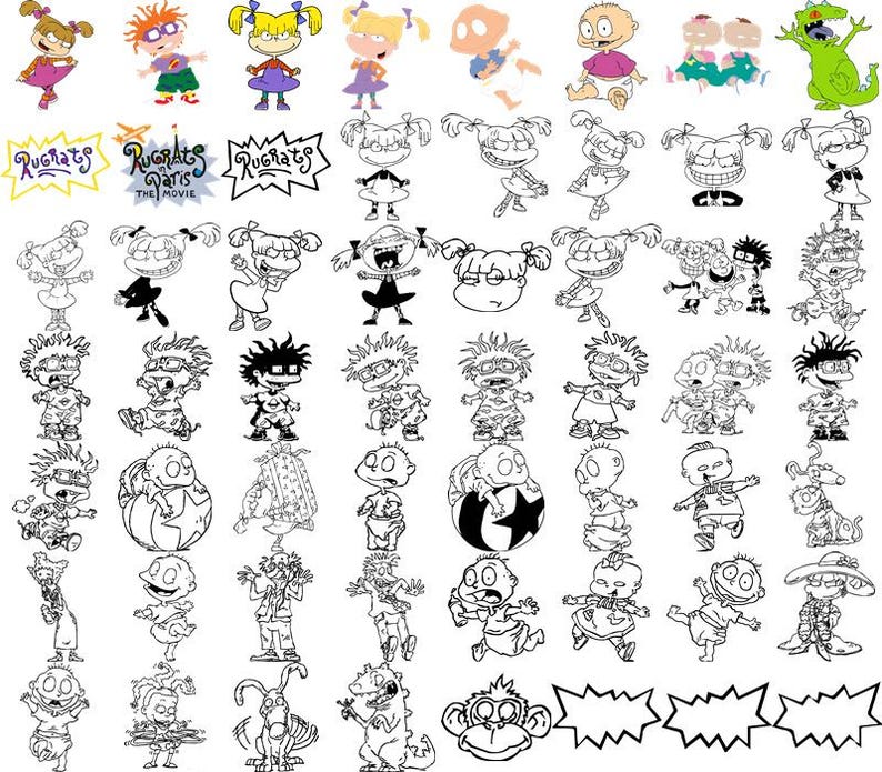 Rugrats- Digital Prints- Digital Stickers- Rugrats- Digital Files ...