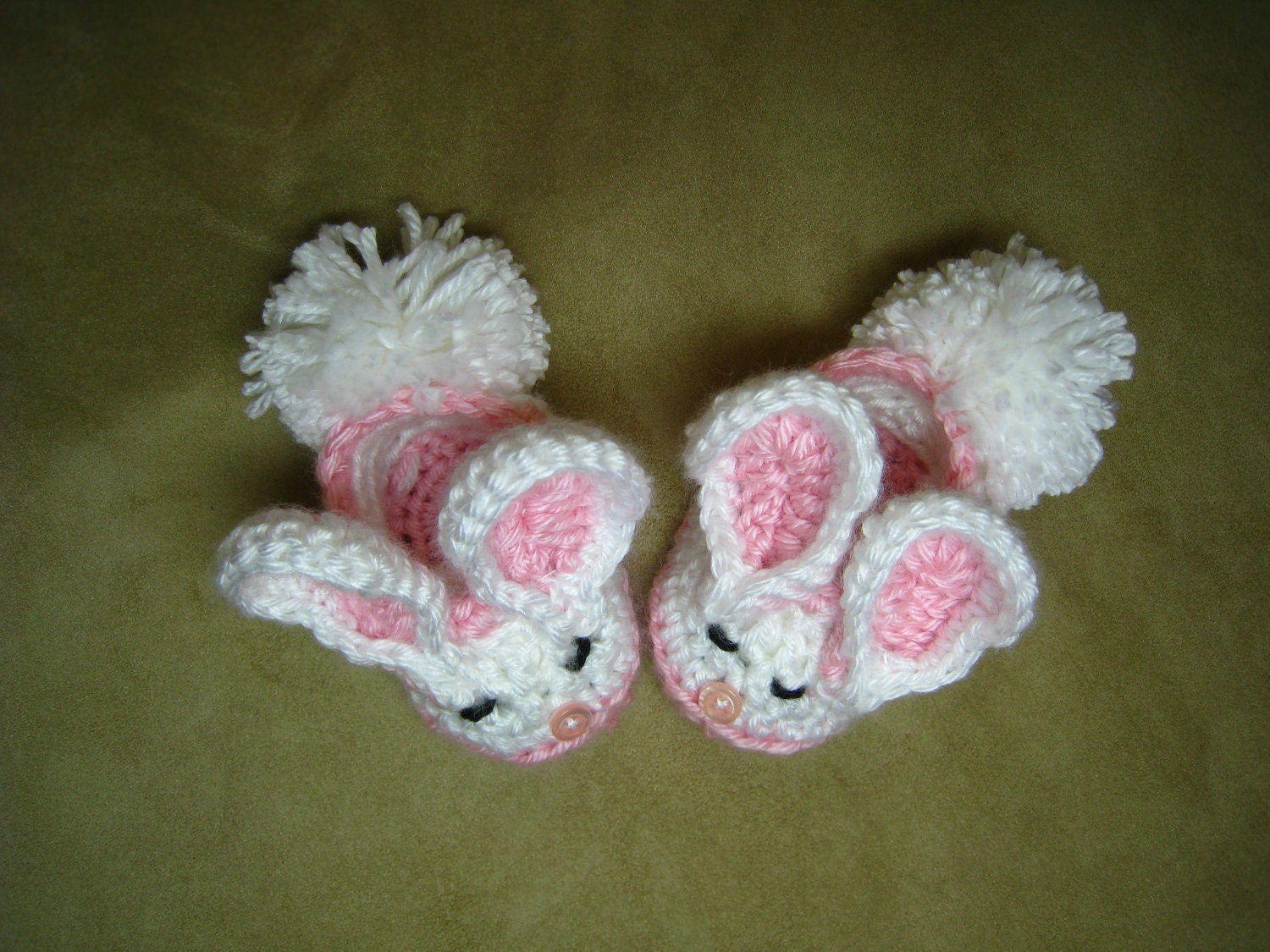 CROCHET PATTERN - Bootie, Shoe, Baby Pattern, Baby Bunny Slipper ...