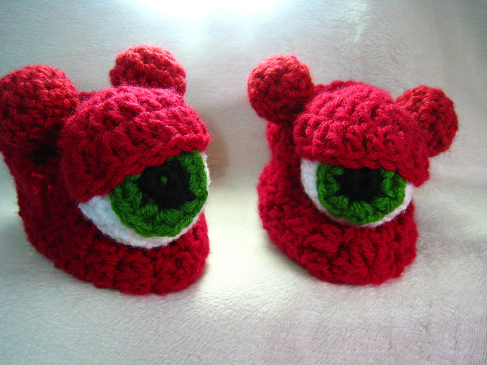CROCHET PATTERN Slipper Shoe Cyclops Monster Slipper - Etsy