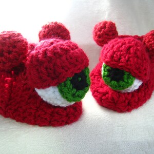 CROCHET PATTERN Slipper Shoe Cyclops Monster Slipper - Etsy