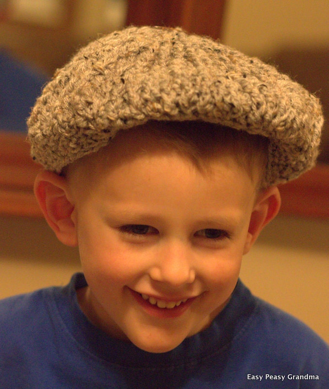 CROCHET PATTERN Cap, Derby, Golf, Hat, PDF File Instant Download - Etsy