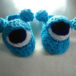 CROCHET PATTERN Slipper Shoe Cyclops Monster Slipper - Etsy