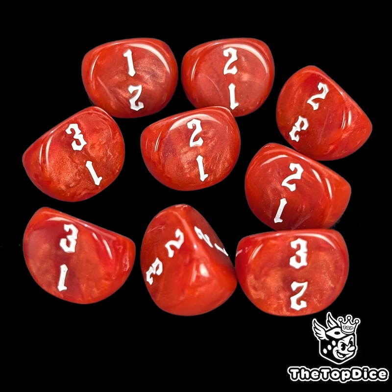 Three Sides Dice - Etsy