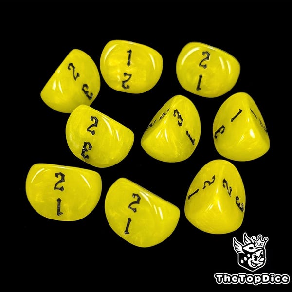 Three Sides Dice - Etsy