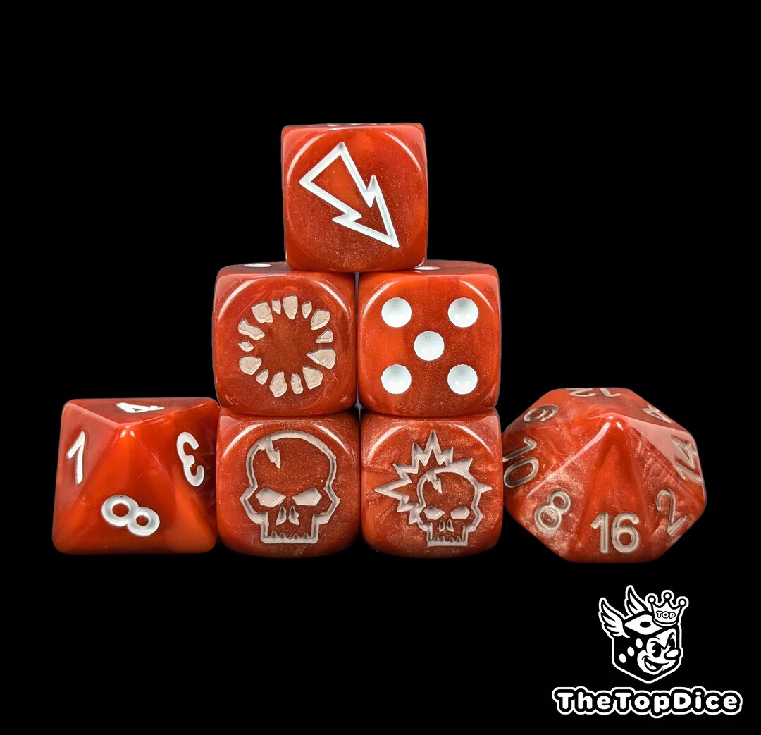 Giants Footprint Dice Set for Fantasy Bloody Soccer Compatible ...