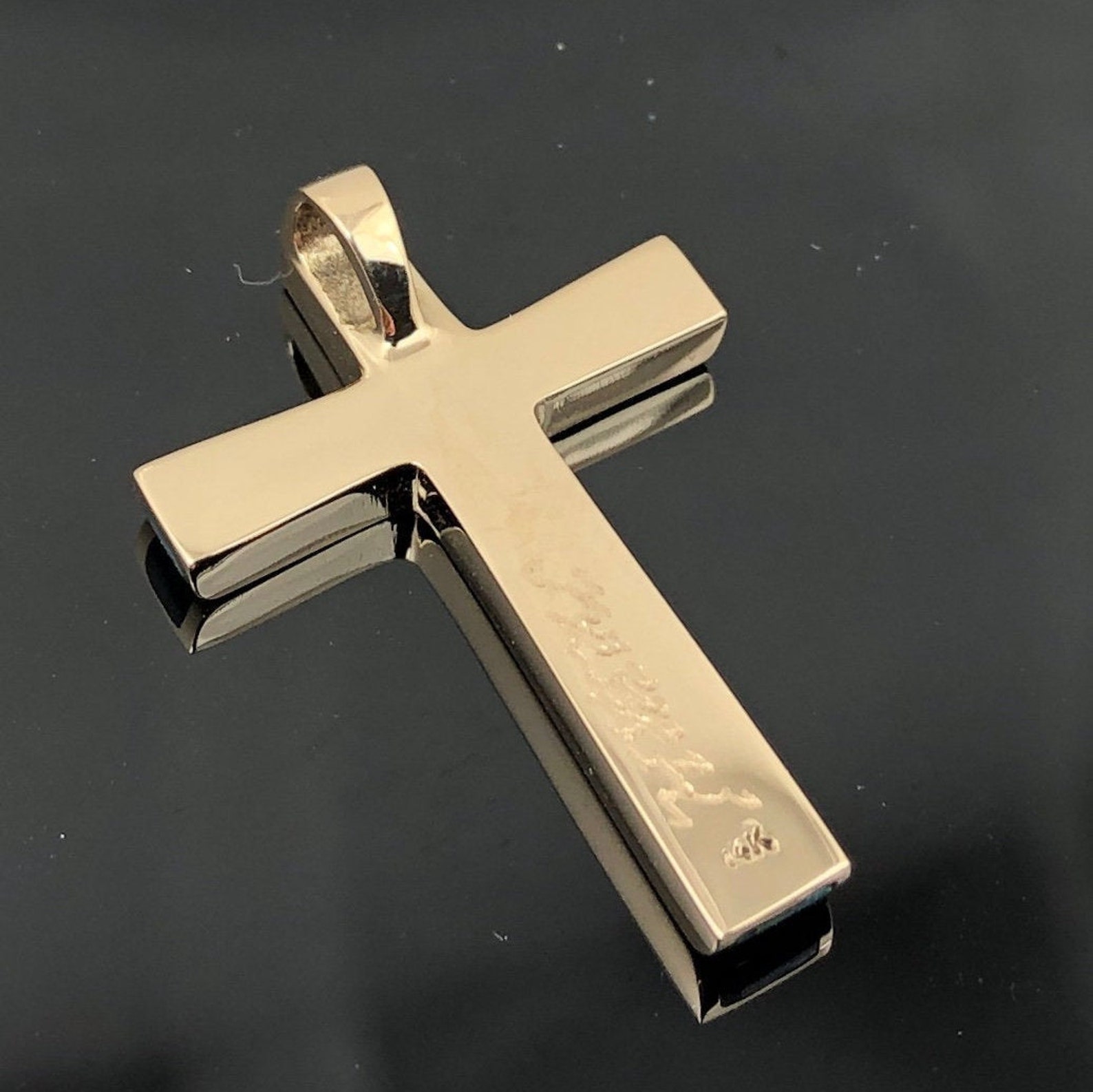 Opal Cross Pendant- Cross Pendant Inlaid With Opal- Australian Opal ...