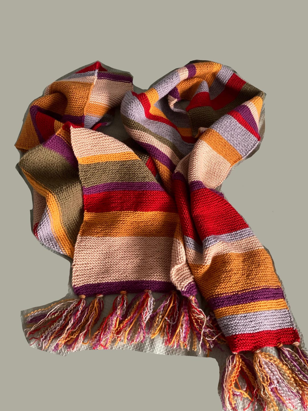 KNIT PATTERN - 4th Doctor Scarf, Inspired by Doctor Who - Etsy UK