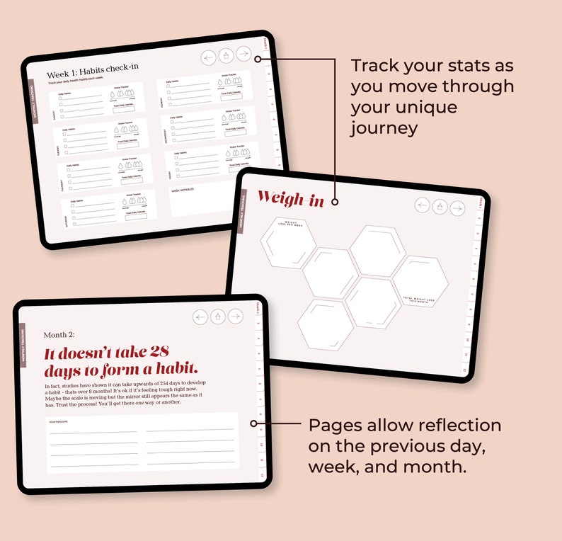 GLP-1 Tracking Journal, 100+ Pages UNDATED 1-year, Daily, Weekly ...