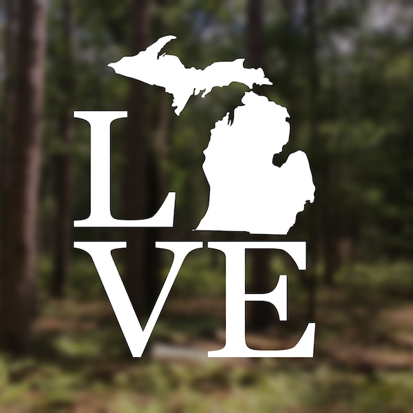 Michigan Car Decal - Etsy
